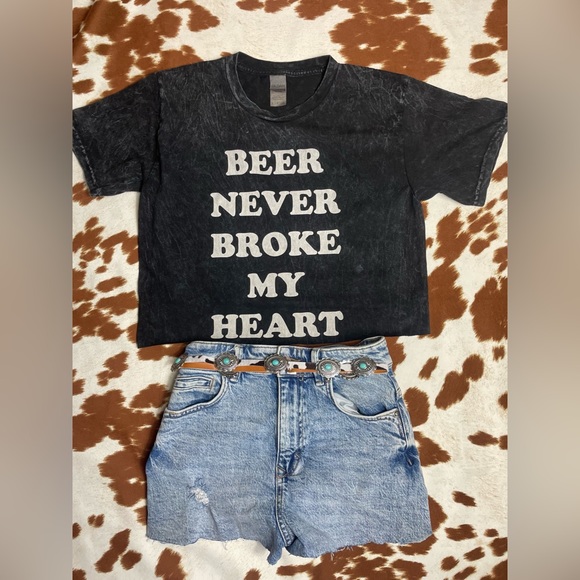 Tops | Vintage Beer Crop Top | Poshmark